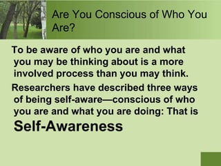 Module I Understanding Self is the PPT . | PPTX