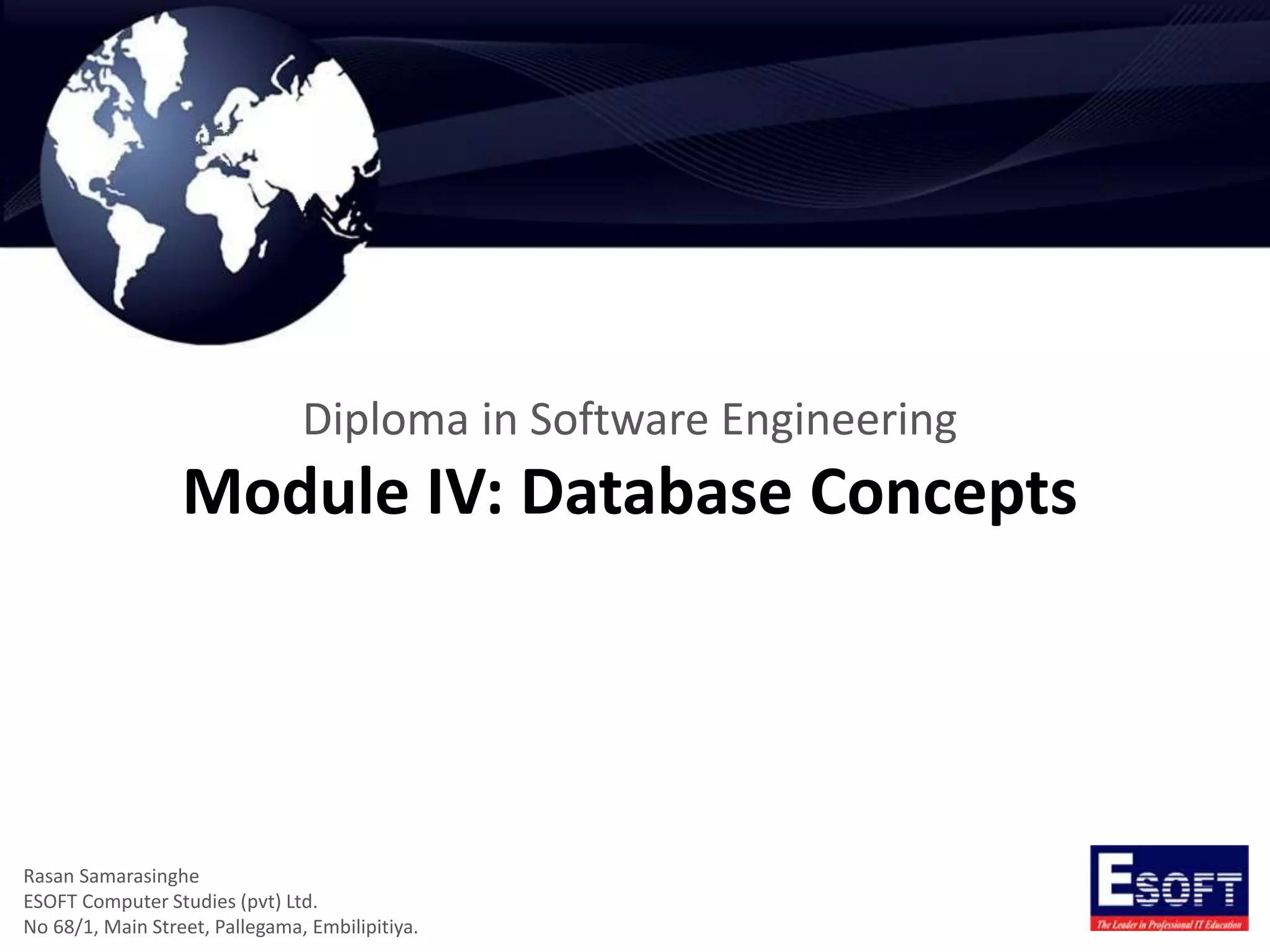 DISE - Database Concepts | PPT