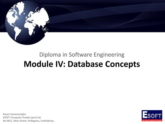 DISE - Database Concepts | PPT