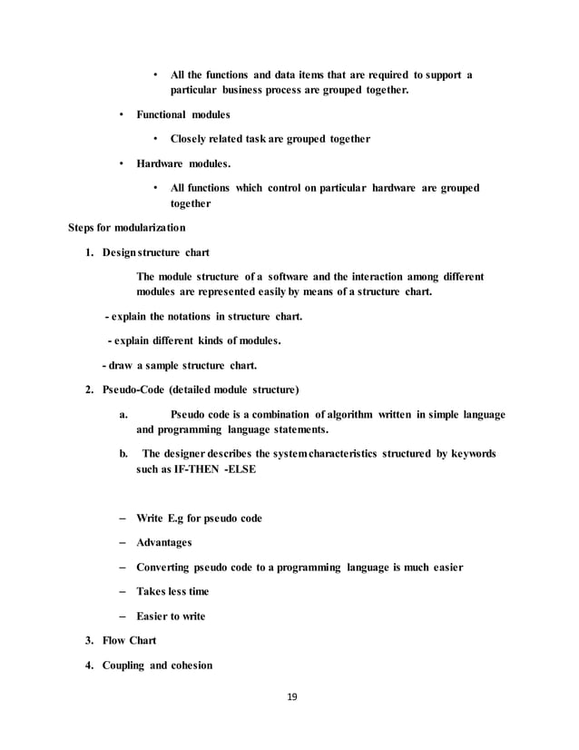 Function Oriented And Object Oriented Design Modularization Techniques Pdf