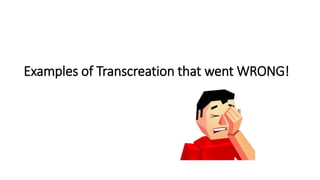 COPYWRITING - TRANSCREATIVITY | PPT