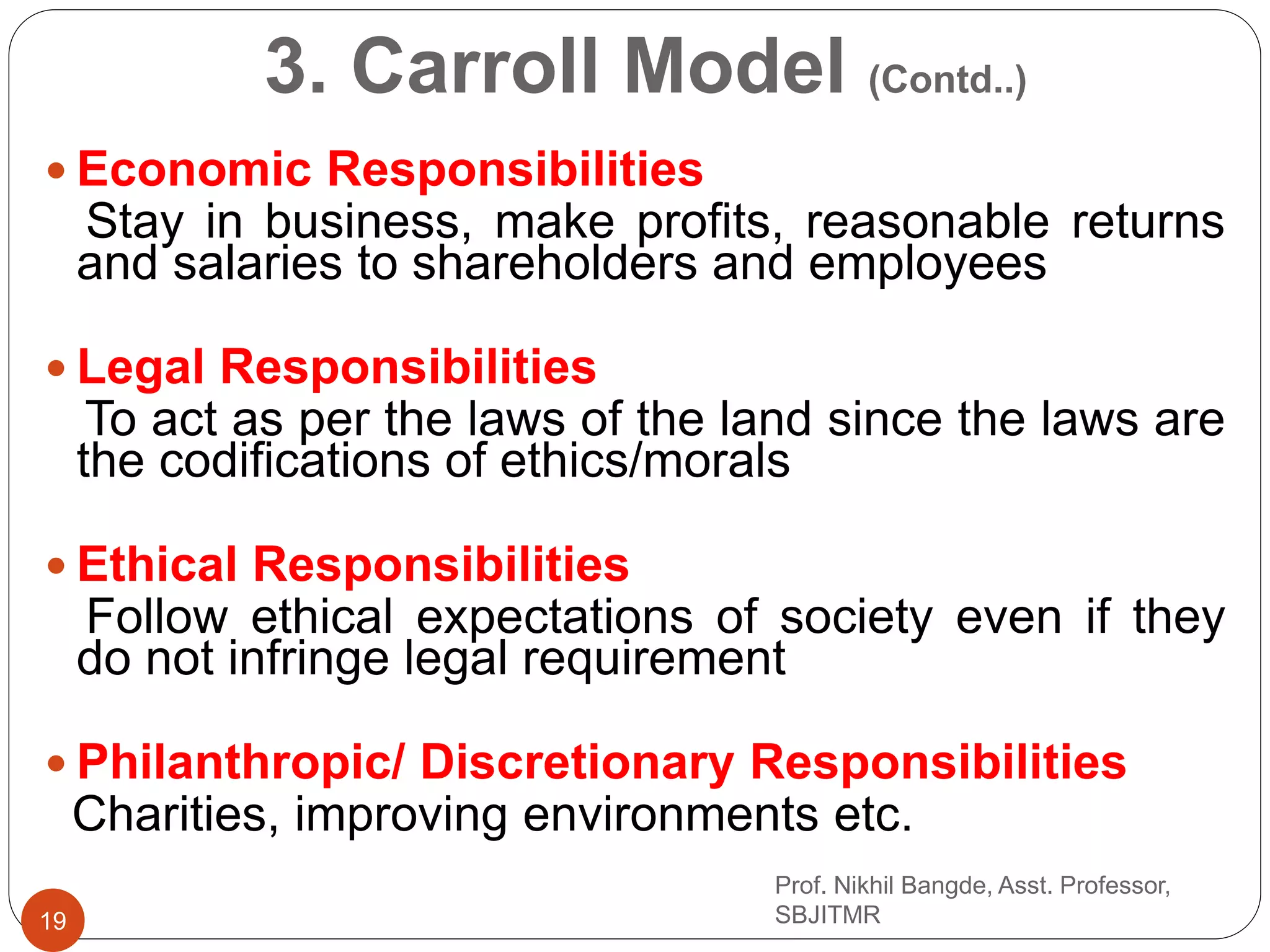 Module IV Corporate Social Responsibility | PPTX