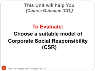 Module IV Corporate Social Responsibility | PPTX