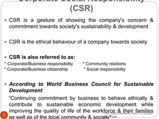 Module IV Corporate Social Responsibility | PPTX