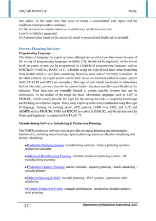 CAPP , JIT, FMS | PDF