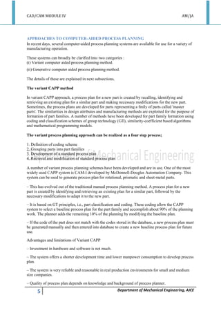 CAPP , JIT, FMS | PDF