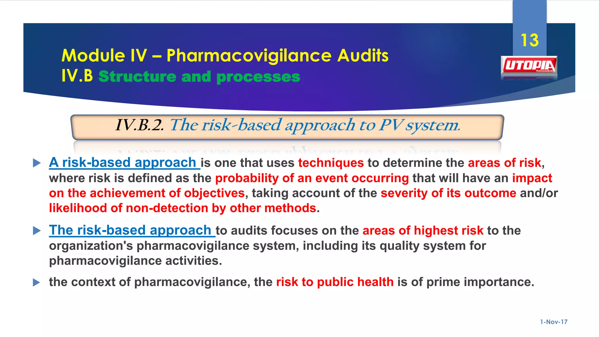 GVP-Module IV Pharmacovigilance Audit | PDF