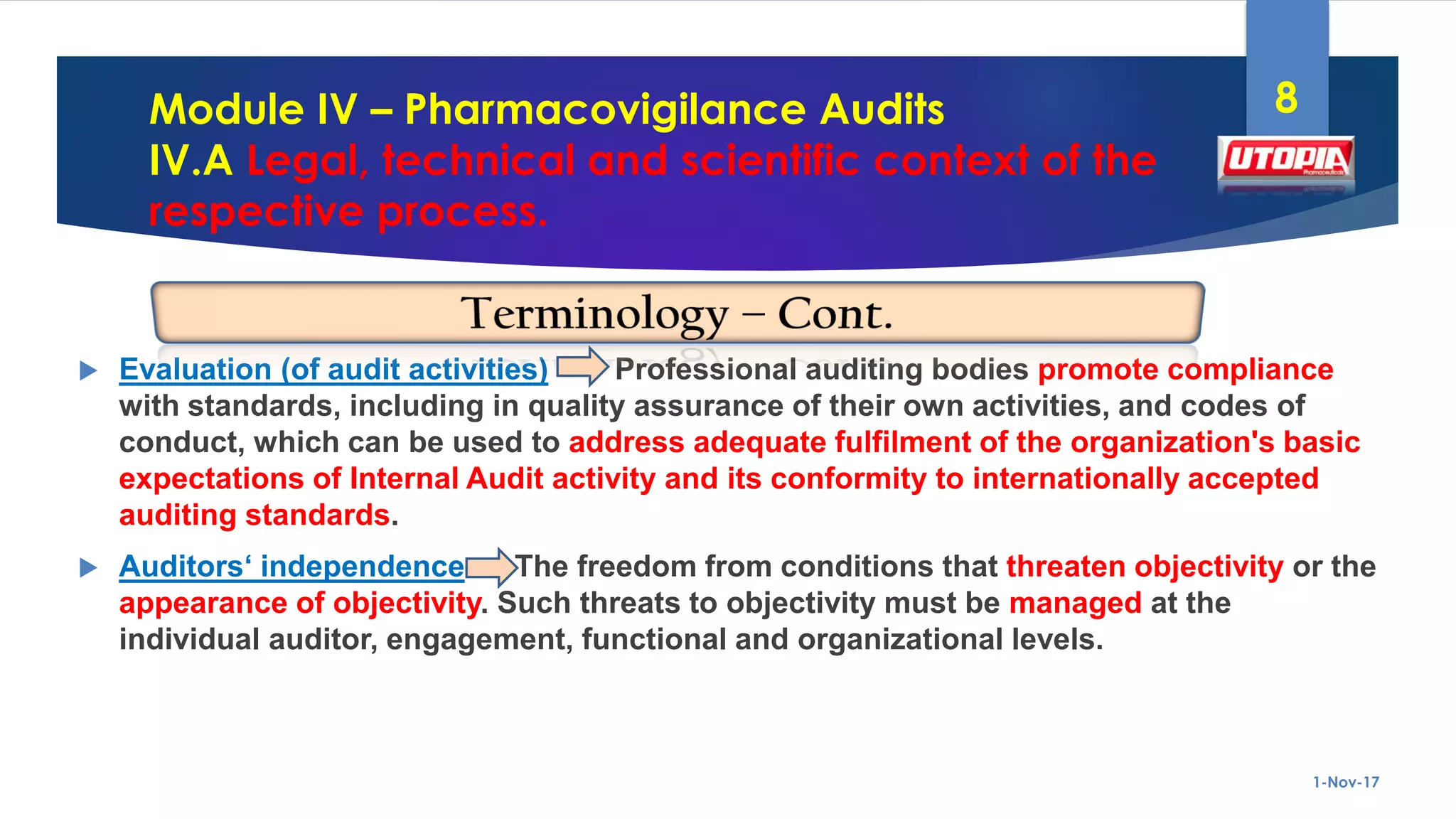 GVP-Module IV Pharmacovigilance Audit | PDF