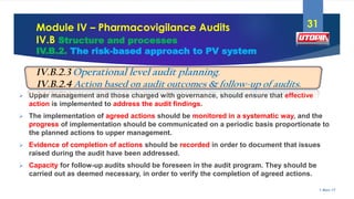 GVP-Module IV Pharmacovigilance Audit | PDF