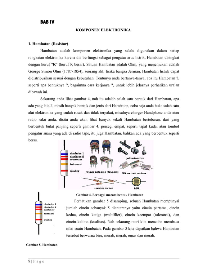 Modul Elektronika Dasar | PDF