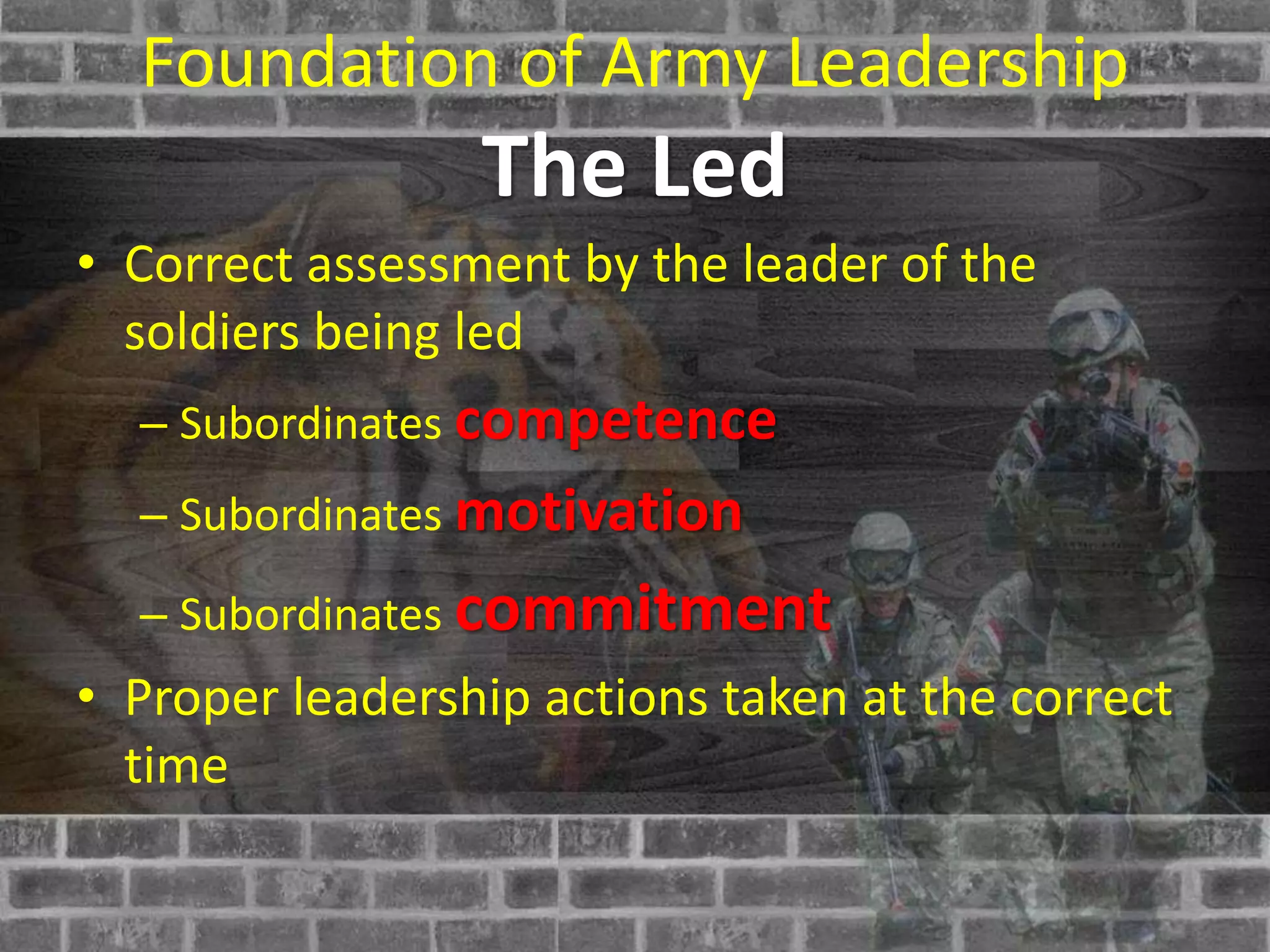 Module Military Leadership | PPTX