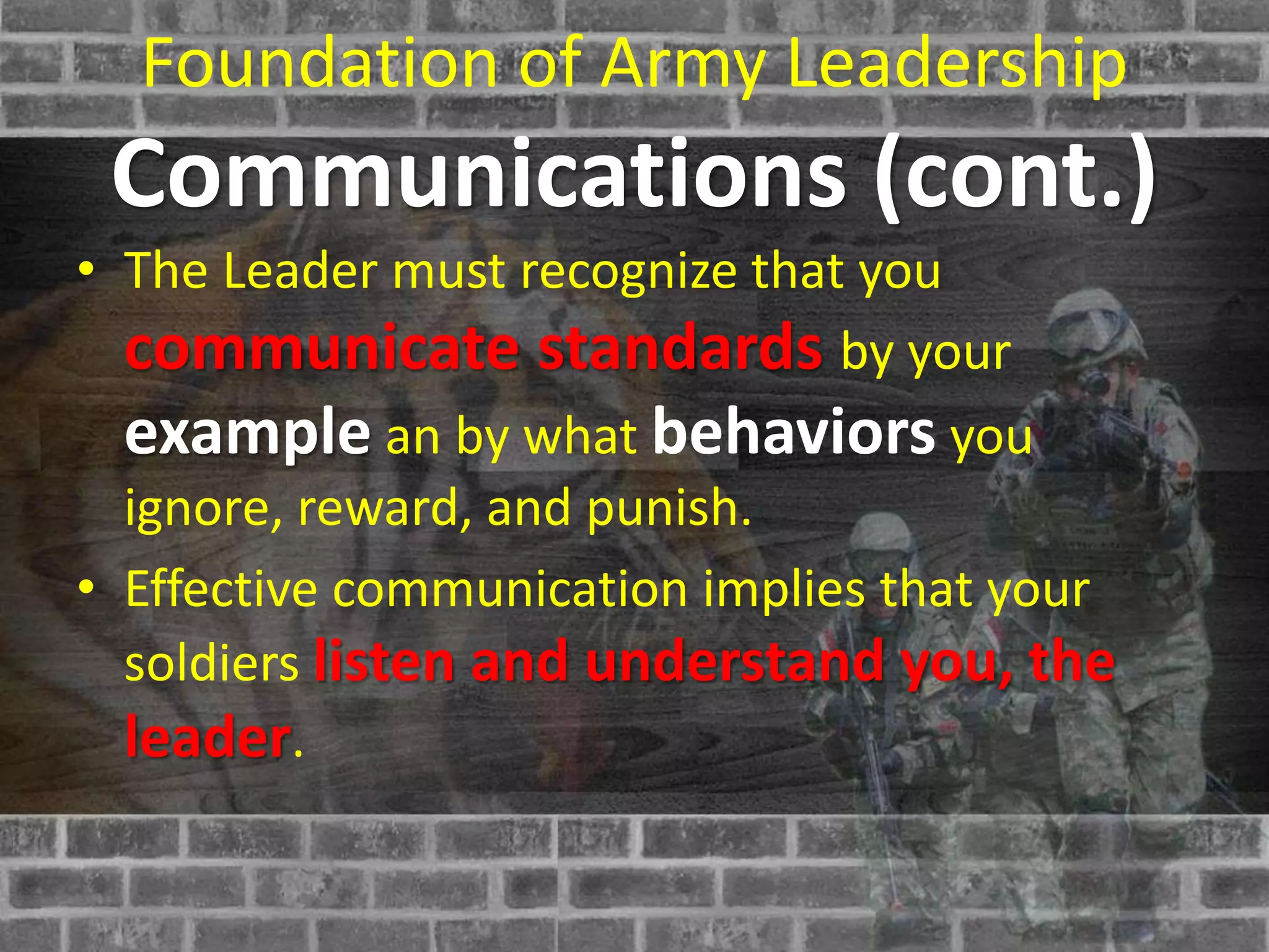 Module Military Leadership | PPTX