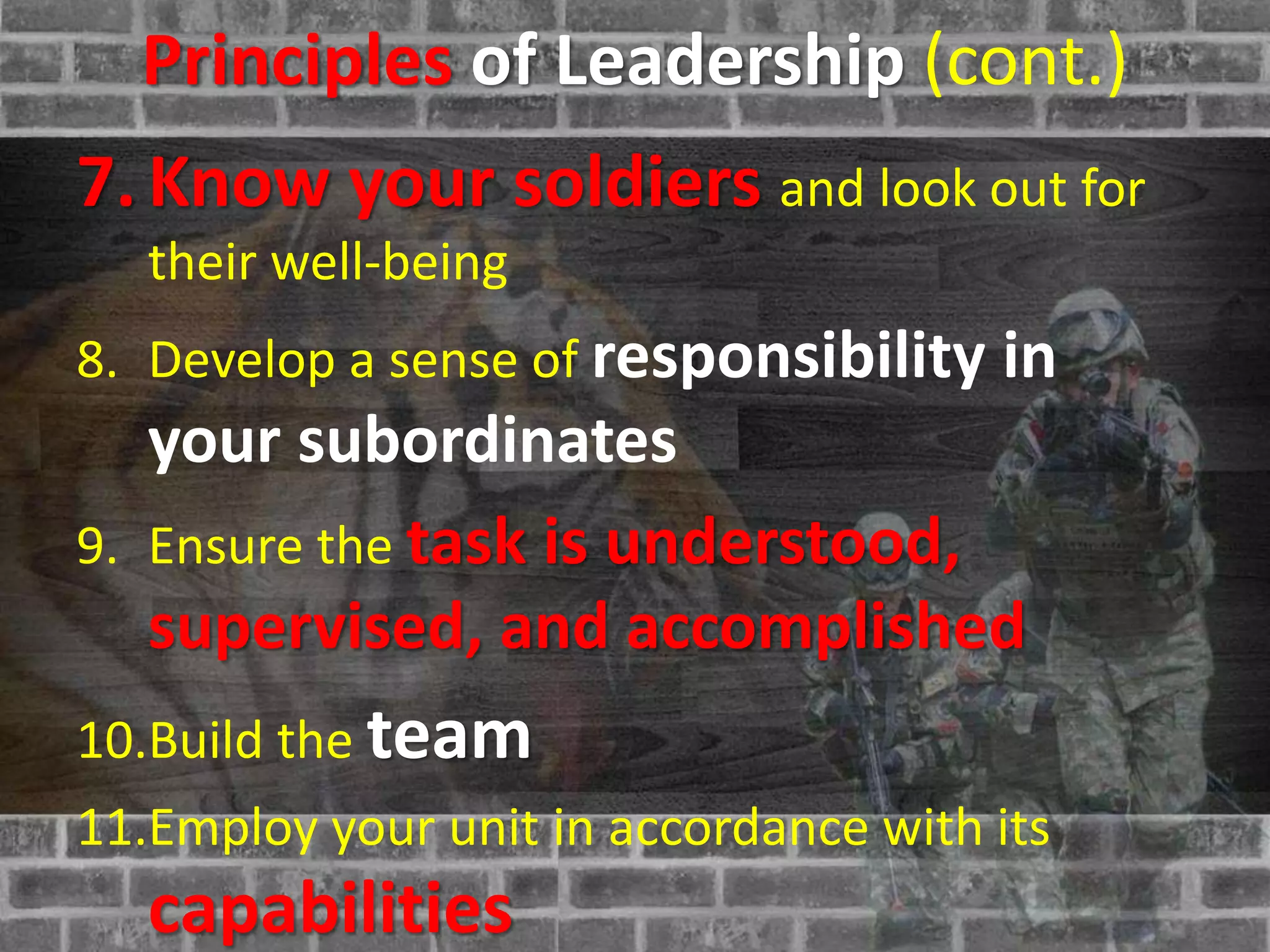 Module Military Leadership | PPTX
