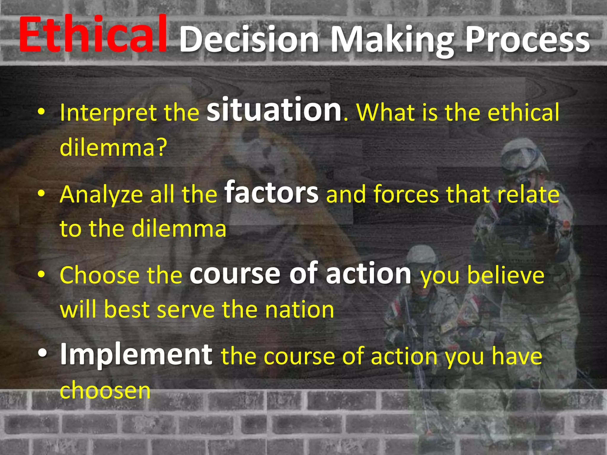 Module Military Leadership | PPTX