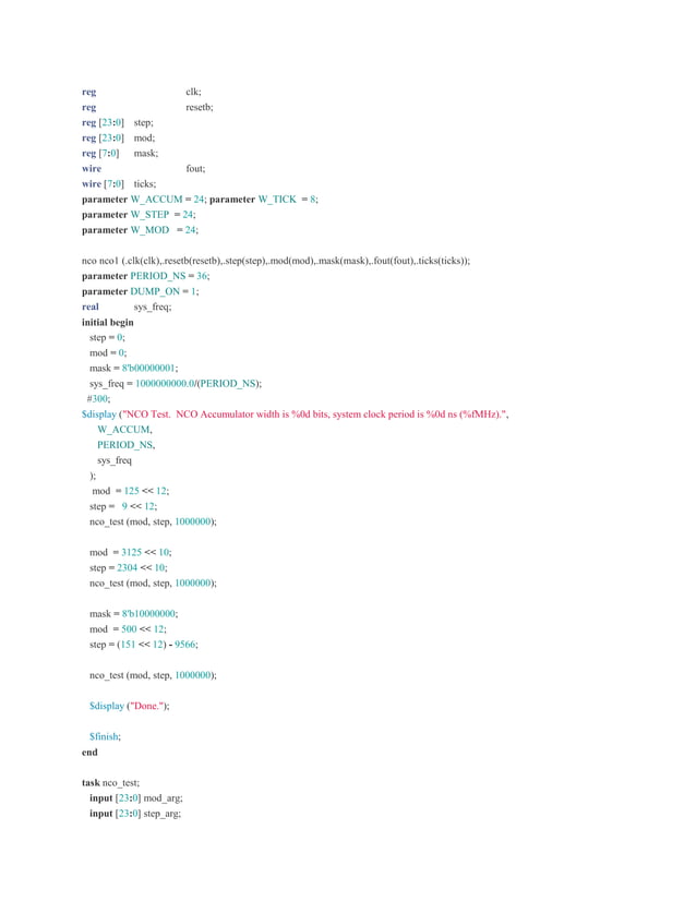 Module nco rtl | DOCX
