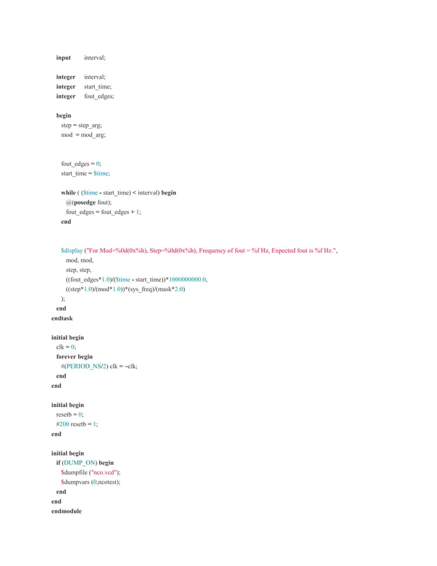 Module nco rtl | DOCX