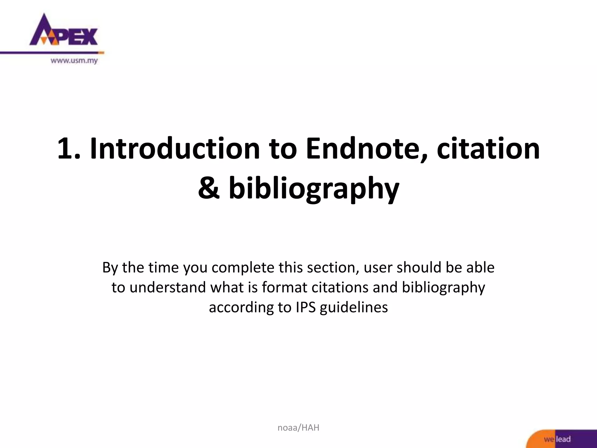 Endnote | PPTX