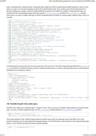 Module net cdf4 | PDF | Programming Languages | Computing
