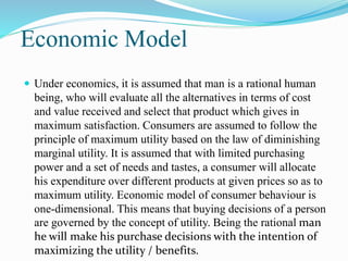 Module of consumer behaviour | PPTX
