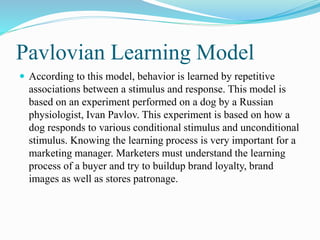 Module of consumer behaviour | PPTX