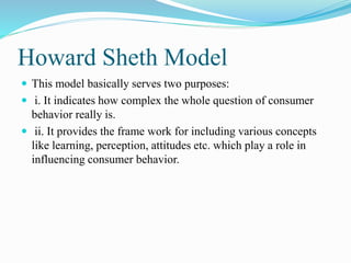 Module of consumer behaviour | PPTX