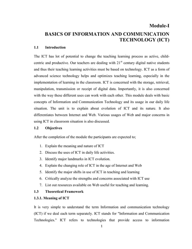 Digital Literacy and E-Leanring for Teachers and Educators | PDF