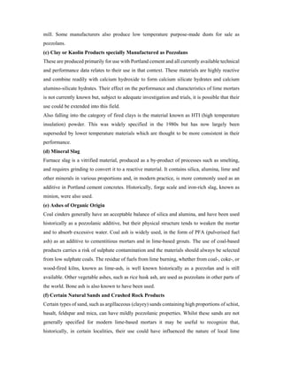 Module on pozzolanic materials and fly ash | PDF | Science
