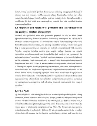 Module on pozzolanic materials and fly ash | PDF | Science