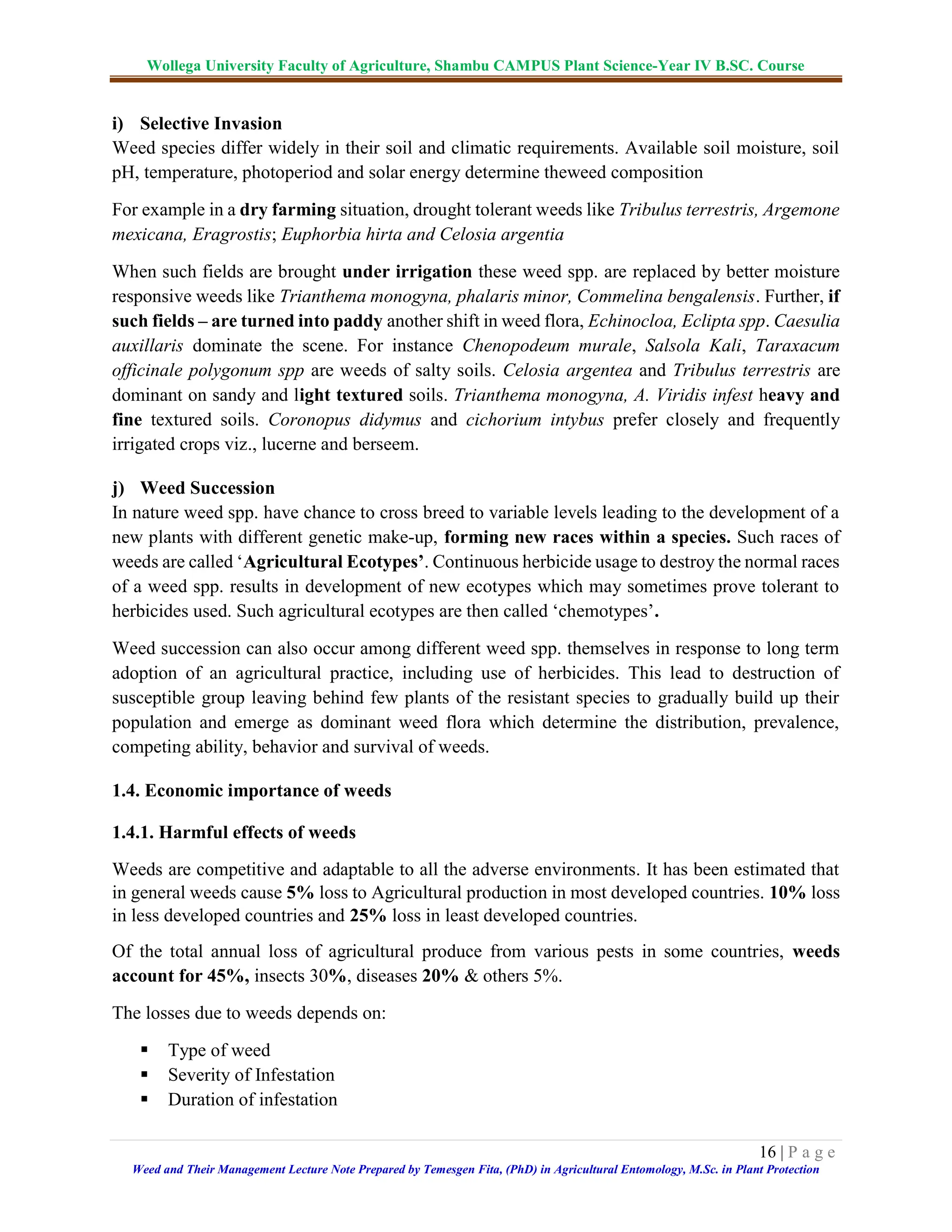 Module on Weeds and Their Management _Pl. Sc.461, 4th Year - Final@.pdf