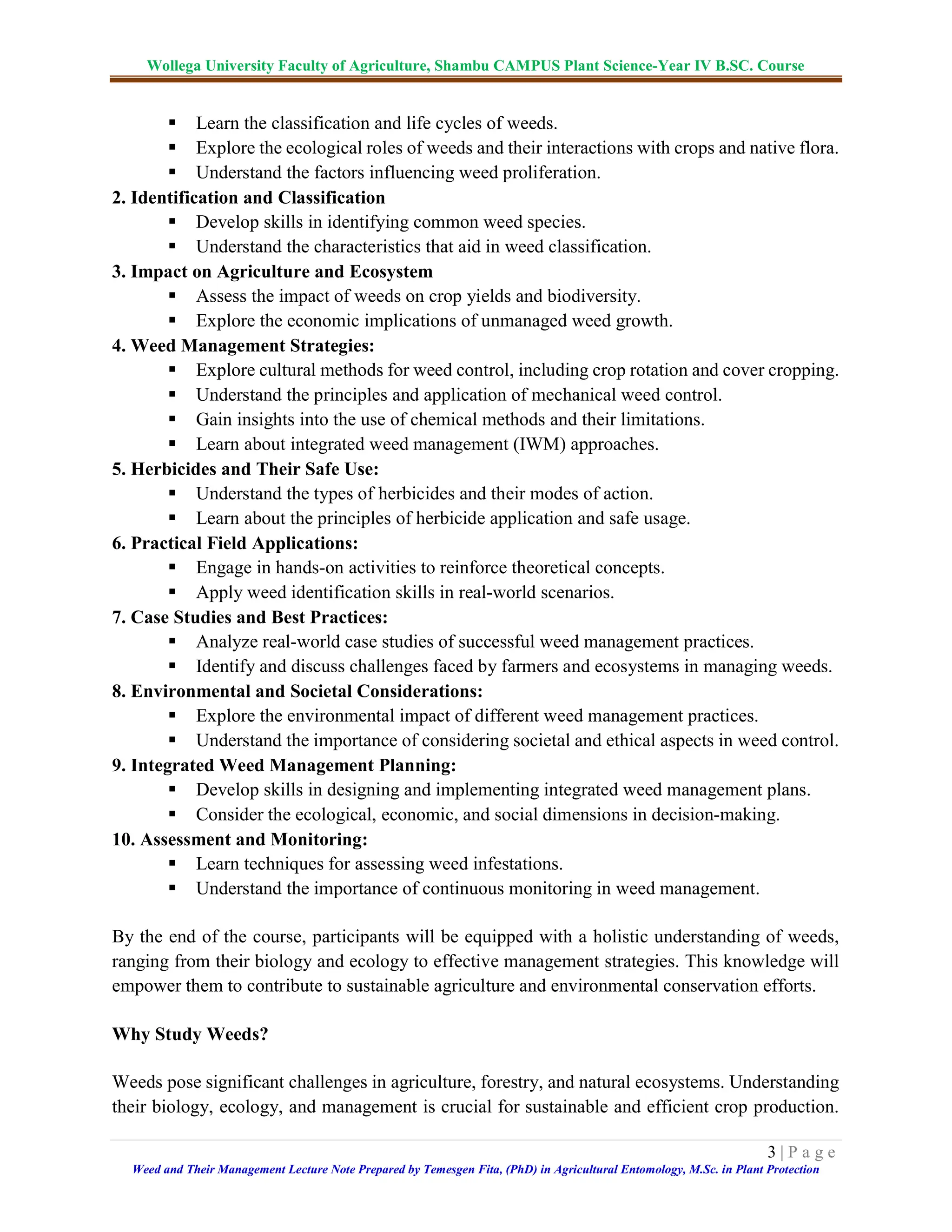 Module on Weeds and Their Management _Pl. Sc.461, 4th Year - Final@.pdf