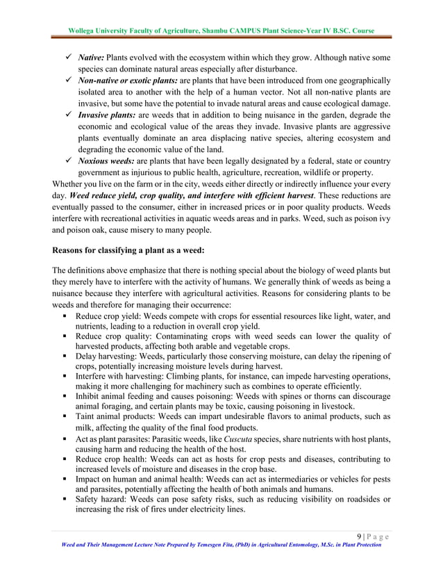 Module on Weeds and Their Management _Pl. Sc.461, 4th Year - Final@.pdf