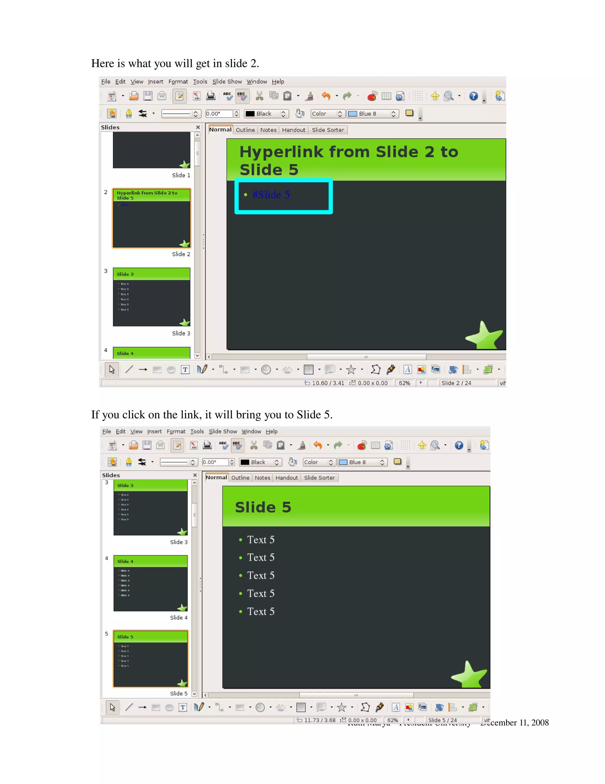 OpenOffice.Org Impress Tutorial | PDF