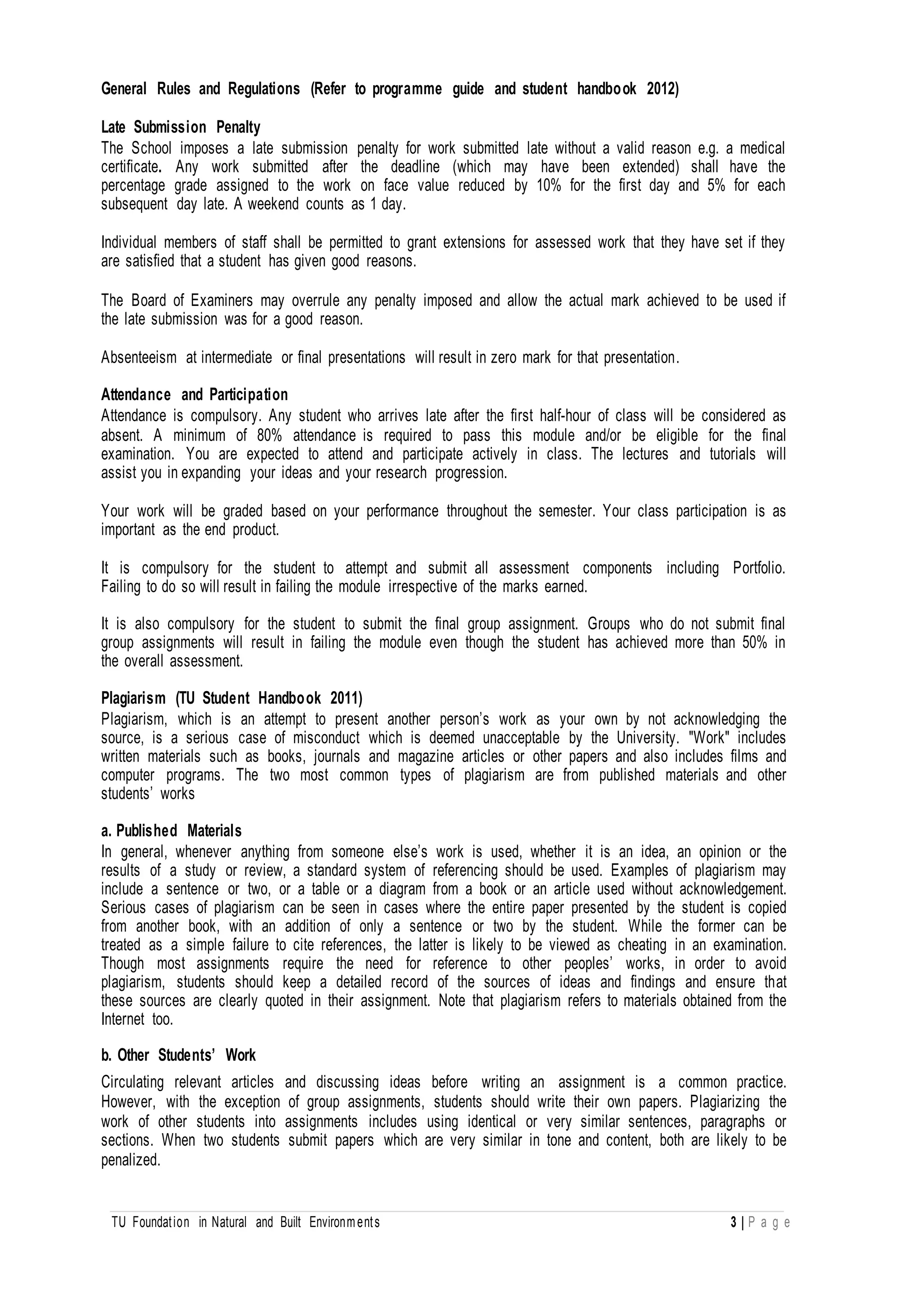 Module outline | DOCX