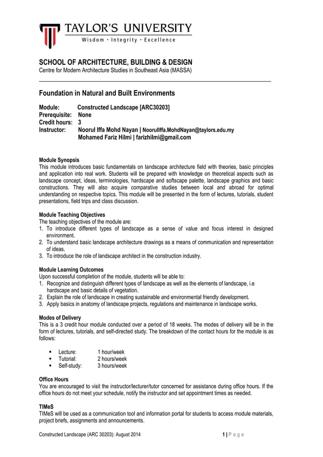 Module outline 2 | PDF
