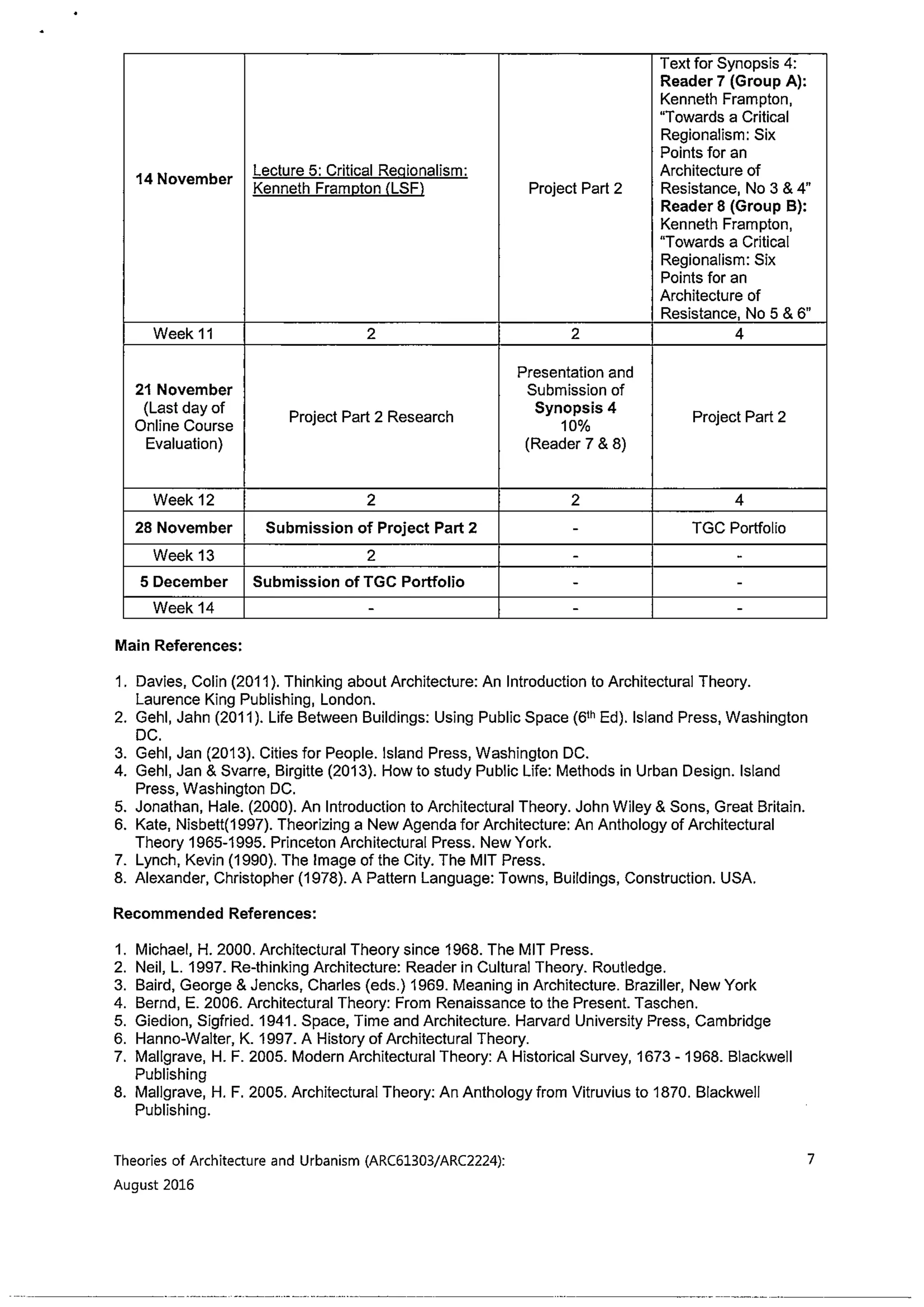Module outline august 2016 | PDF