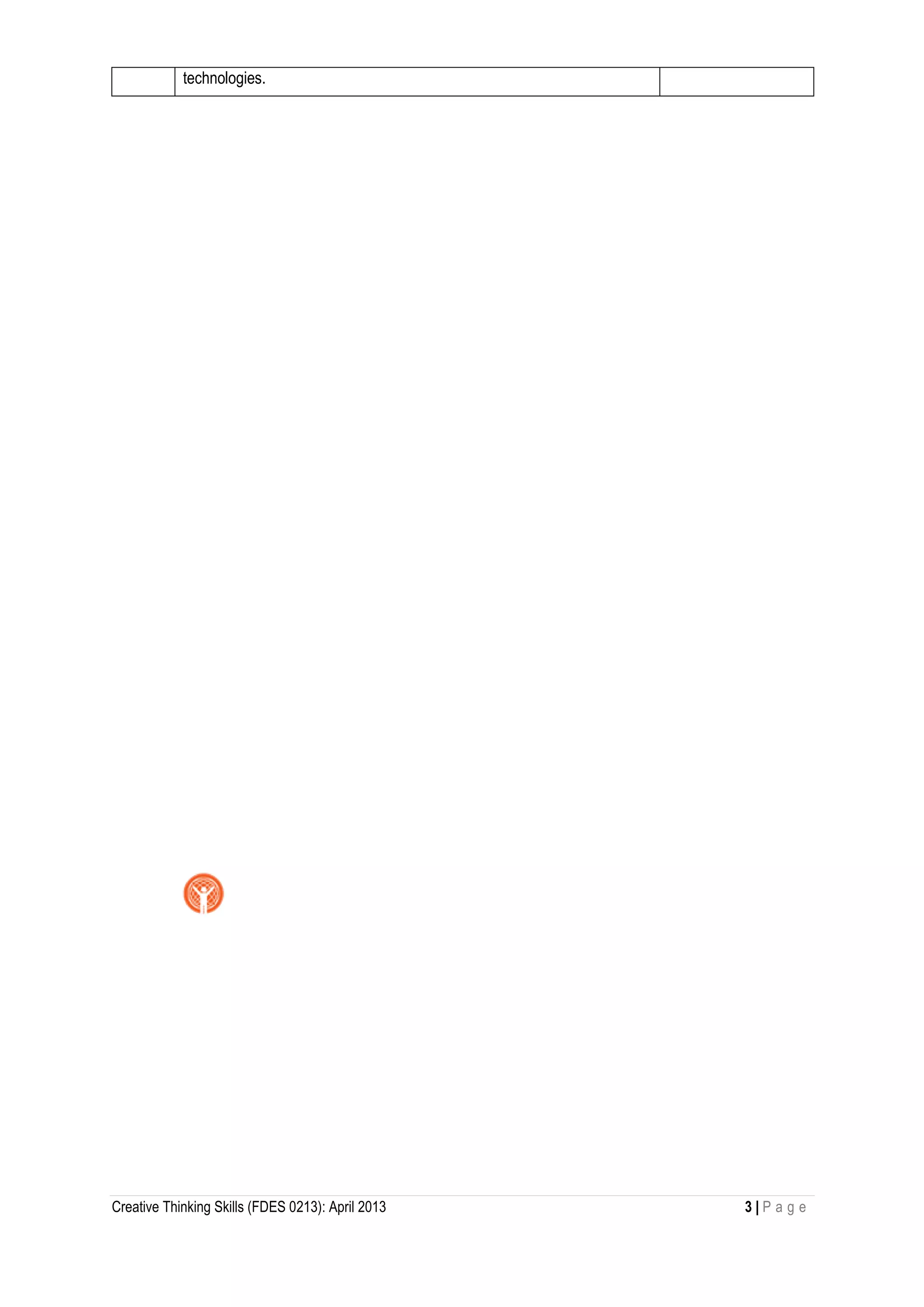 Module outline enbe | PDF