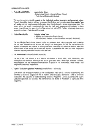 ENBE MODULE OUTLINE | PDF