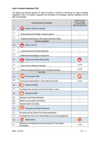 ENBE Module brief | PDF