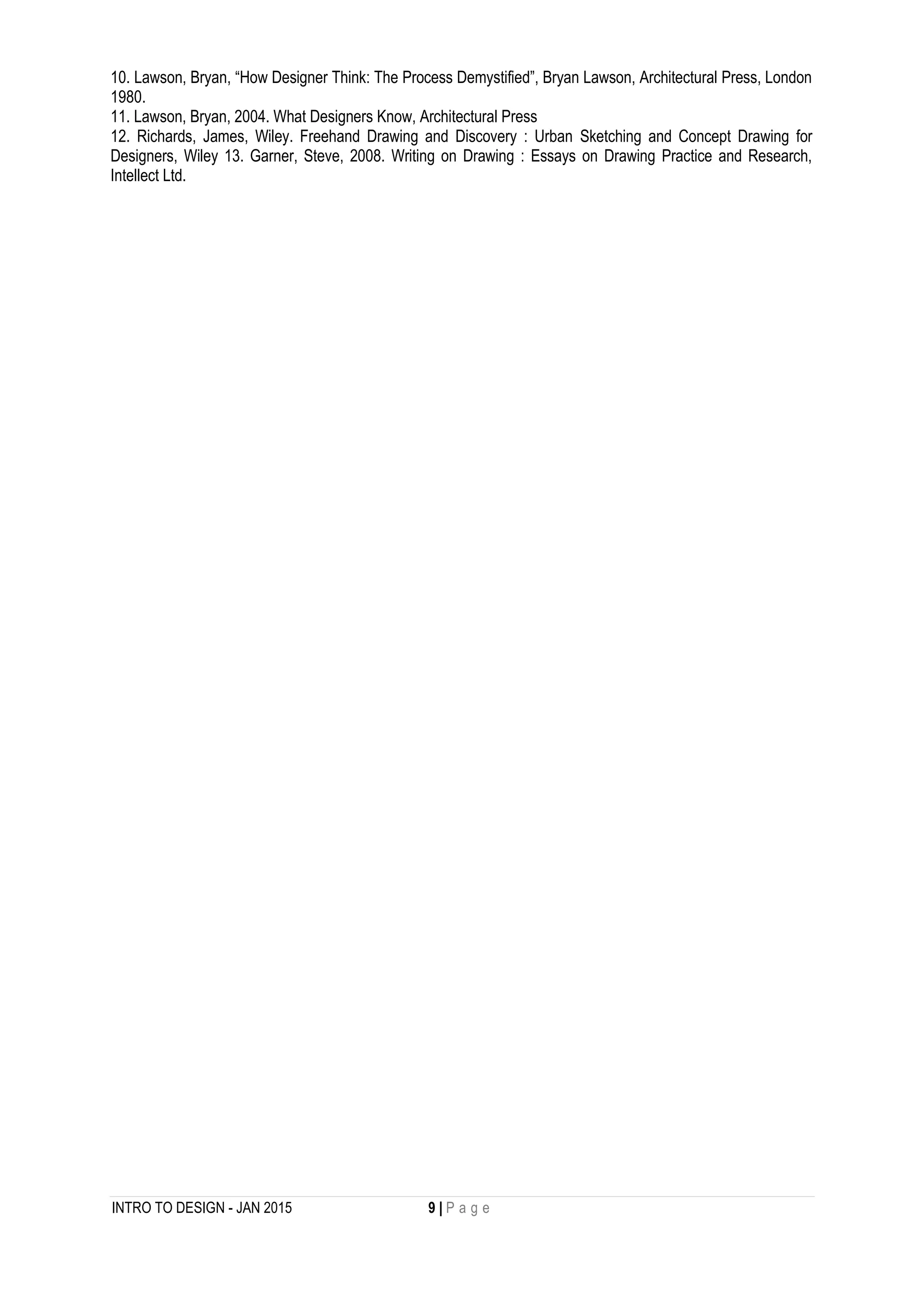 Module outline ITD | PDF