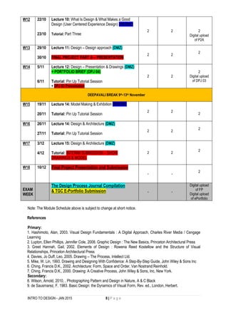 Introduction To Design Module Outline | PDF