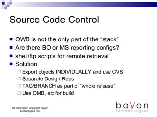 Module Owb Lifecycle | PPT | Computing | Technology & Computing