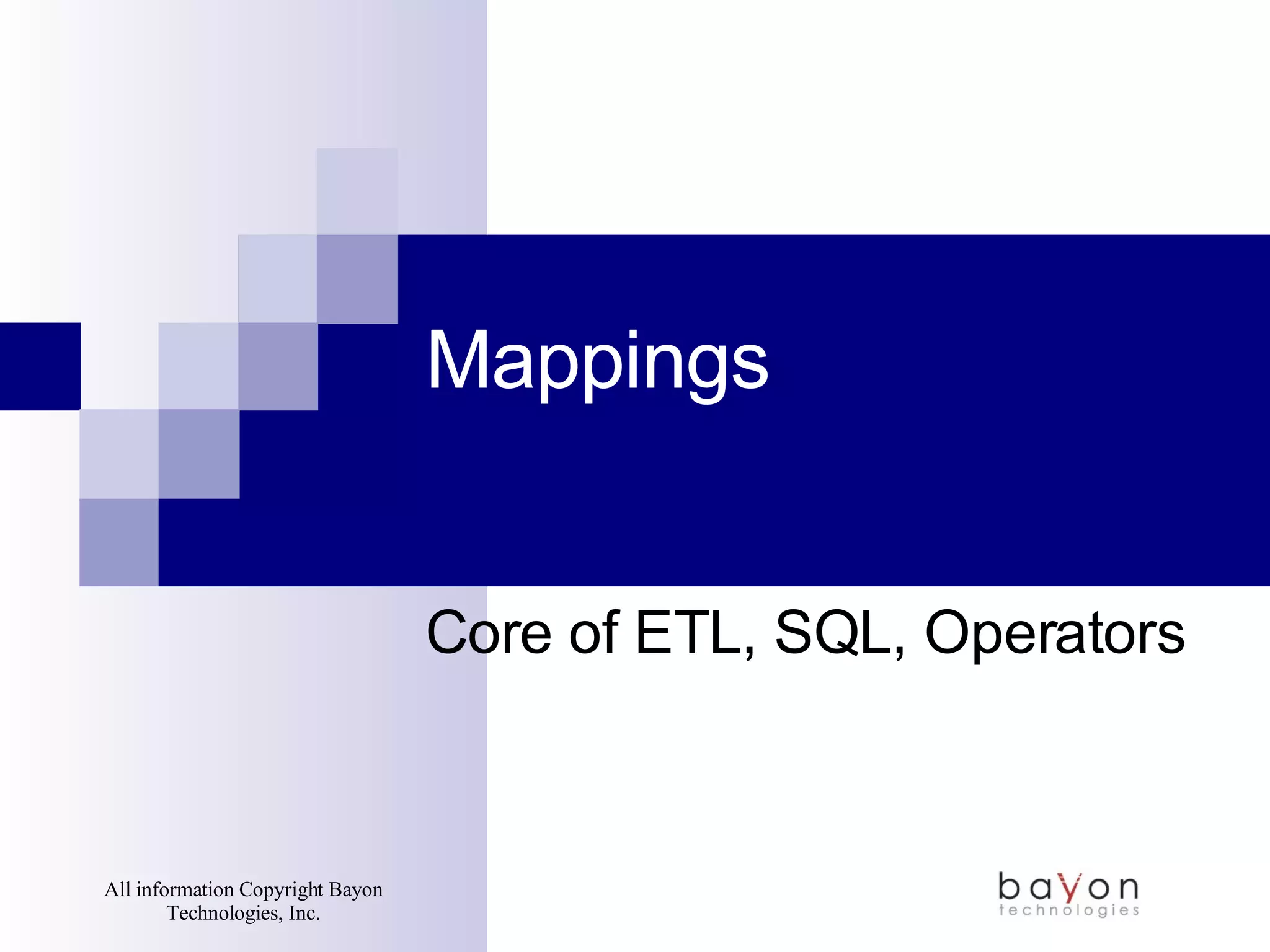 Module Owb Mappings | PPT