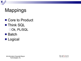 Module Owb Mappings | PPT