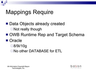 Module Owb Mappings | PPT