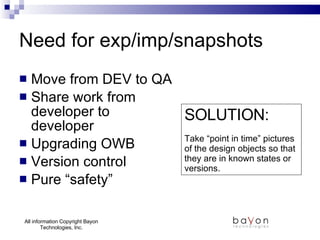 Module Owb Metadata | PPT