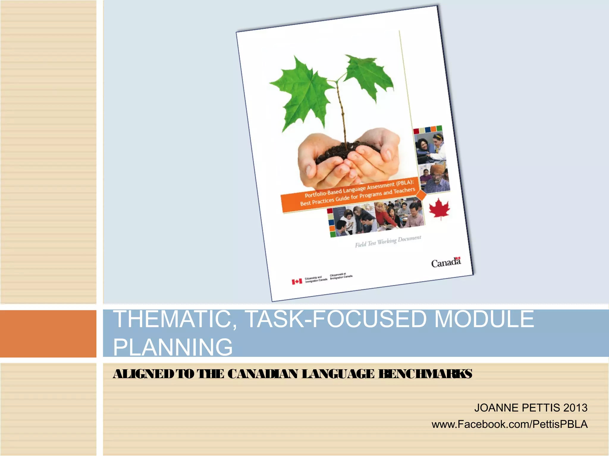 Module Planning in Adult ESL | PPT