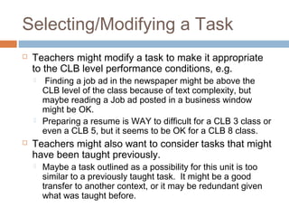 Module Planning in Adult ESL | PPT