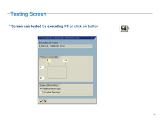 Module pool programming | PPT