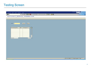 Module pool programming | PPT