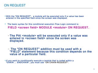 Module pool programming | PPT